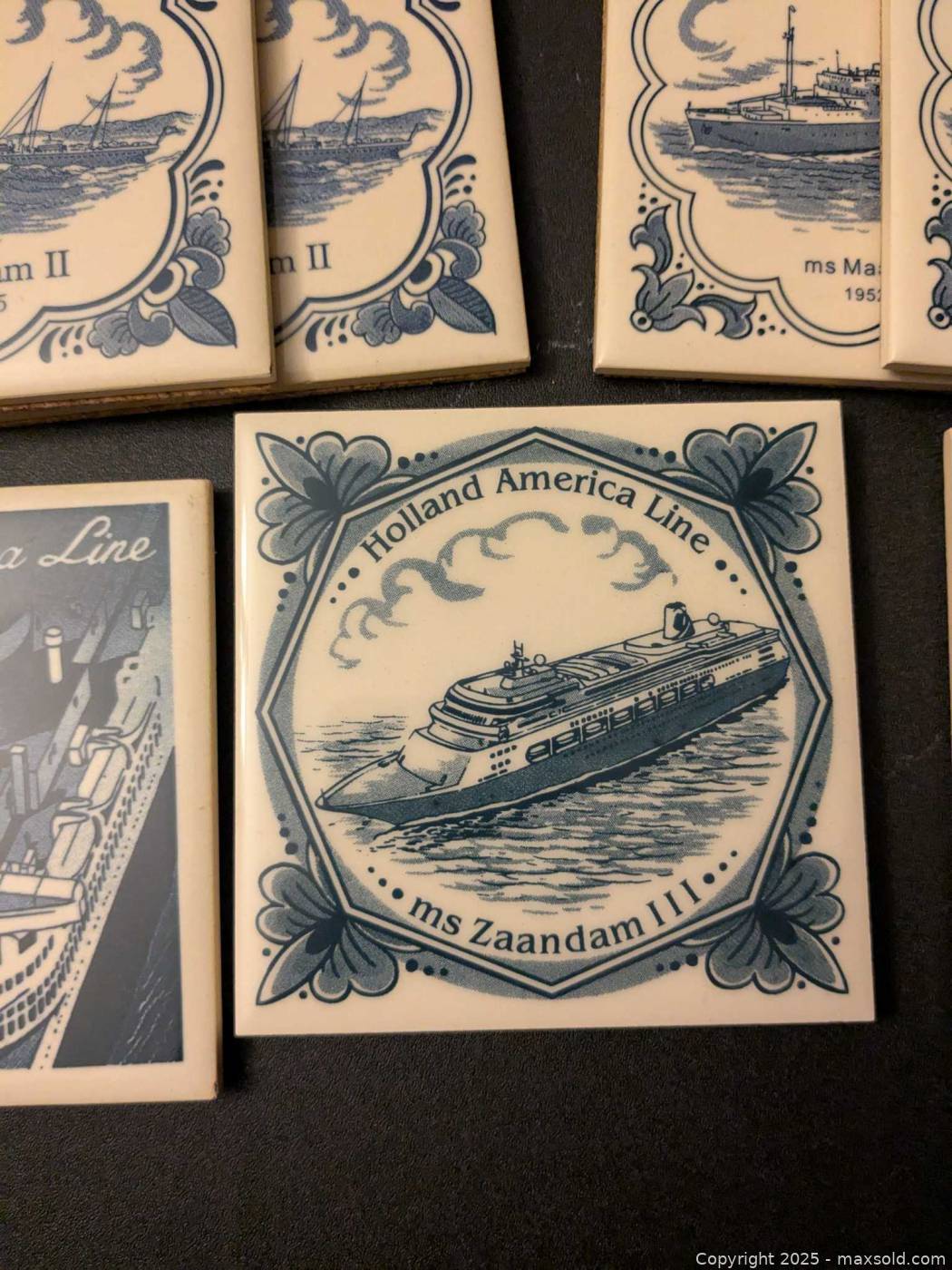 Holland America Line Tiles & Lenox Porcelain Pieces | Maxsold