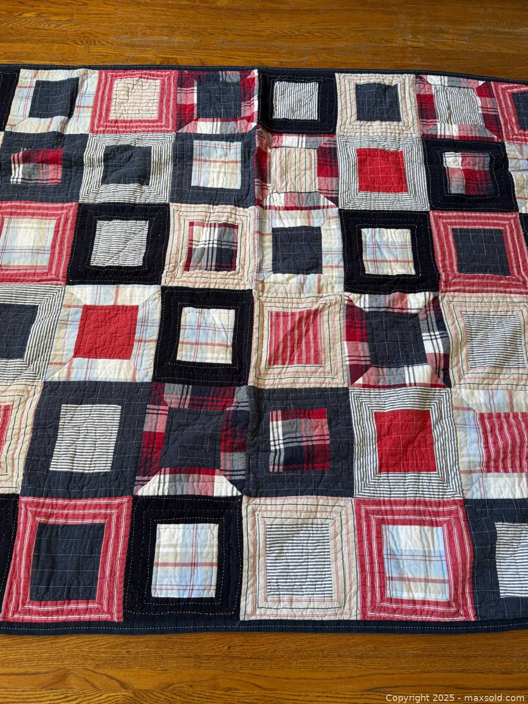Pottery Barn Kids patchwork quilt 84x67 in | Maxsold