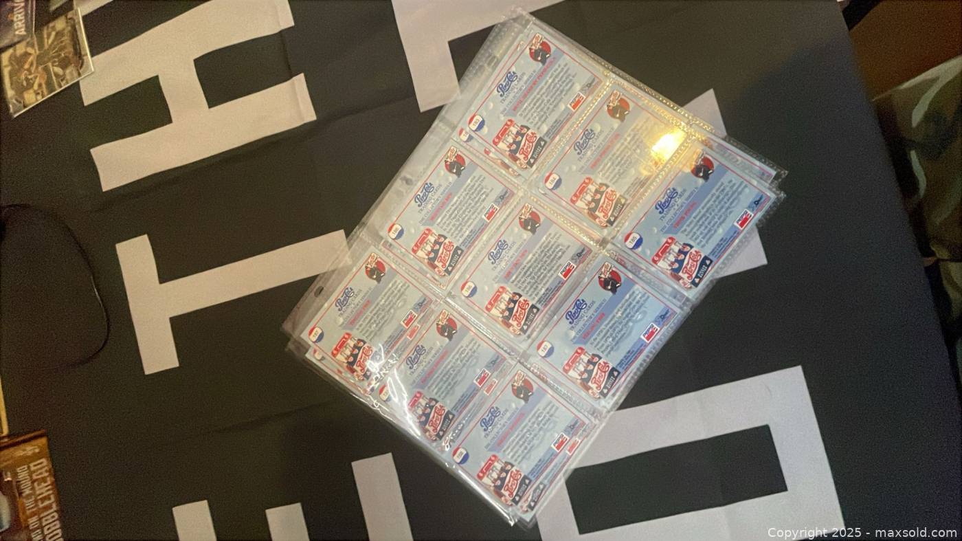 95 Pepsi-Cola collector trading cards in binder | Maxsold