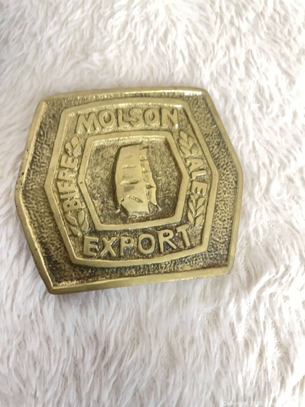 Vintage metal belt buckles, 9 pieces | Maxsold