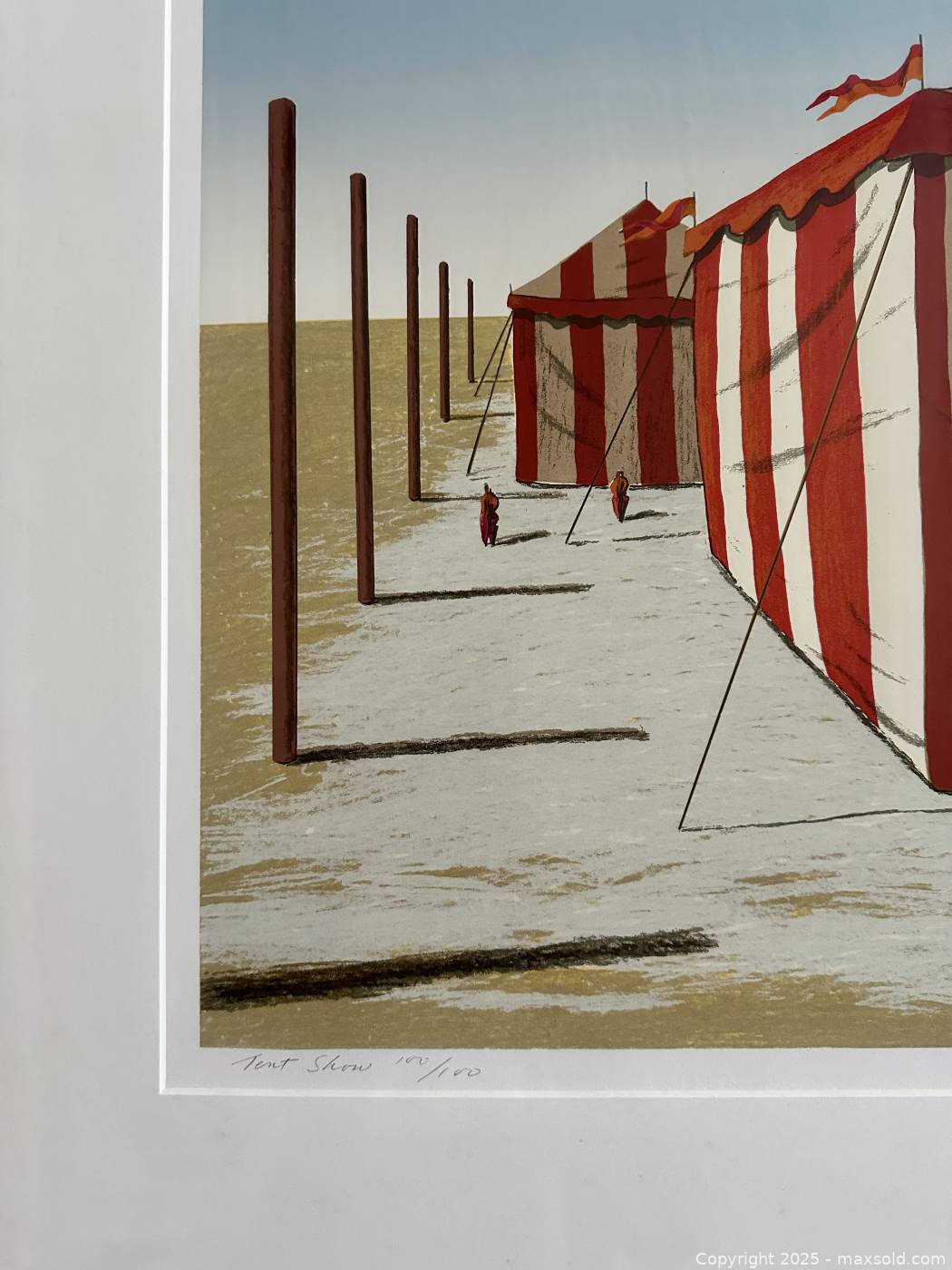 Alison Cann-Clift “Tent Show” signed serigraph | Maxsold
