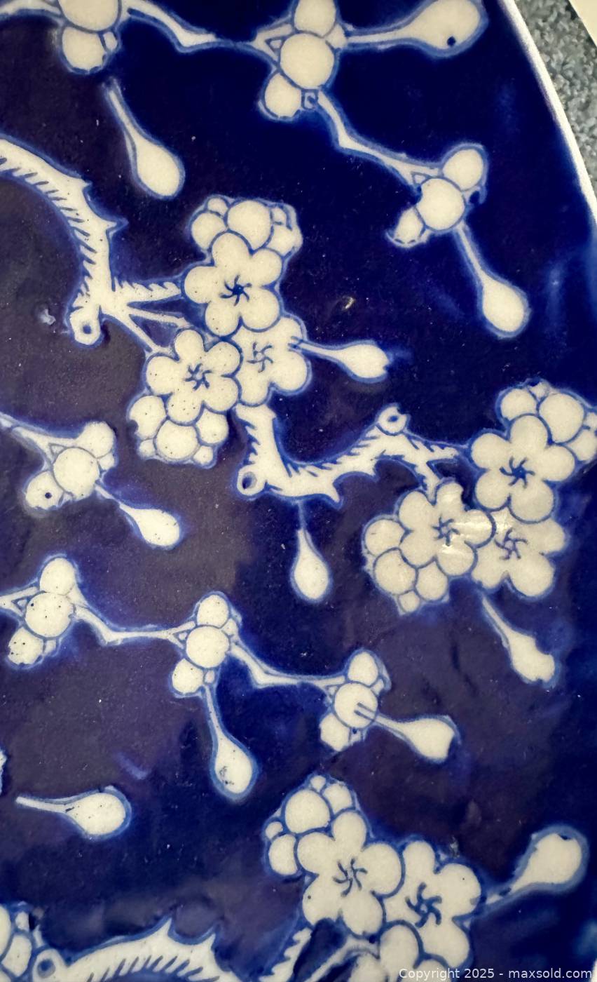 Blue Japanese Porcelain Vase, Bowl, Plate | Maxsold