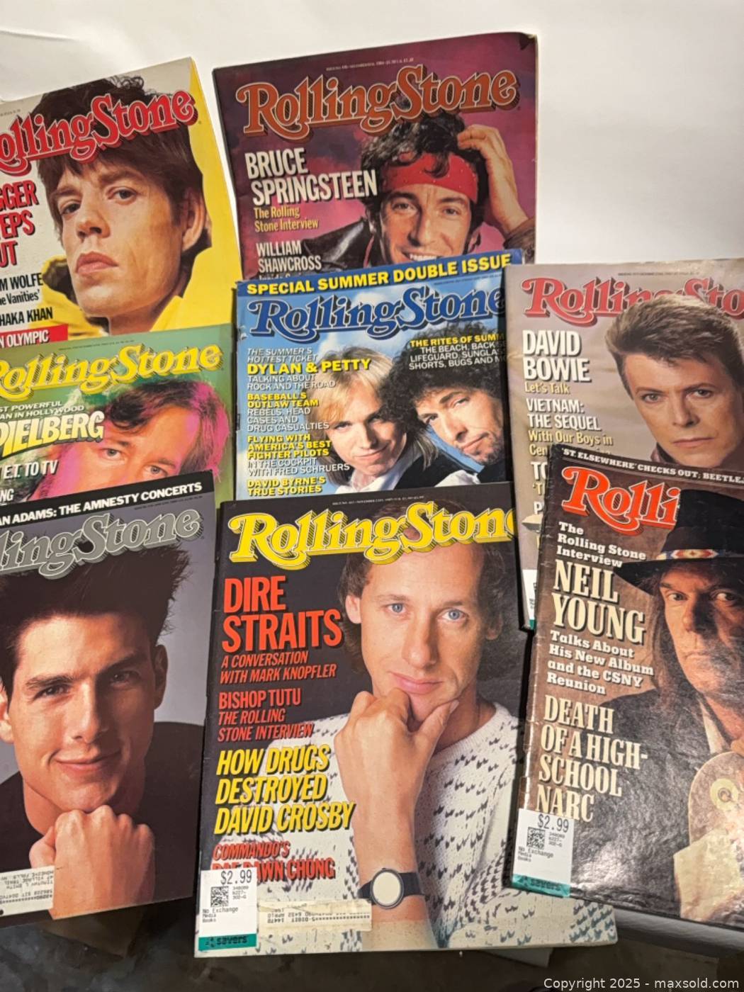 Vintage Rolling Stone magazines | Maxsold