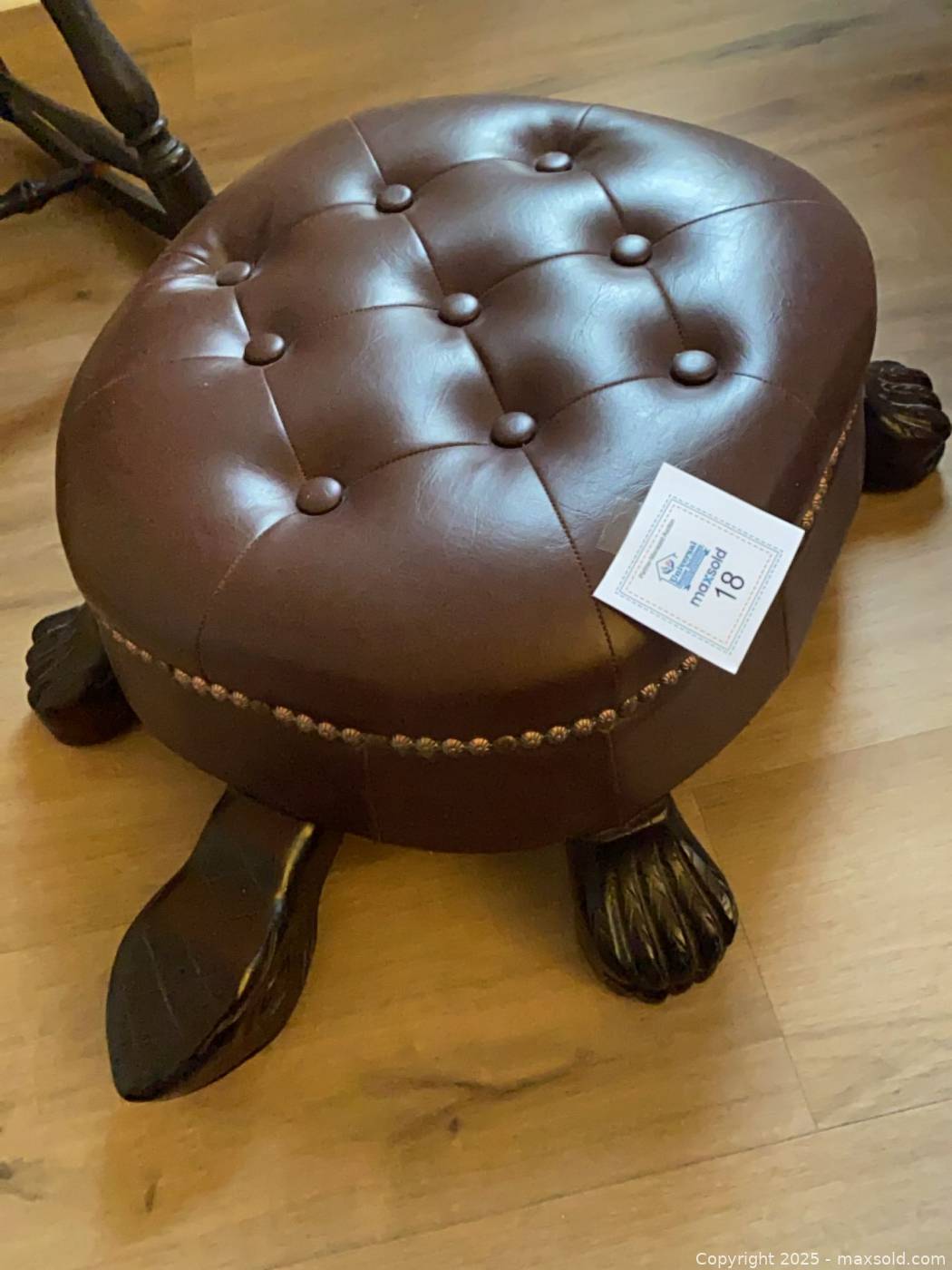 Turtle foot stool | Maxsold