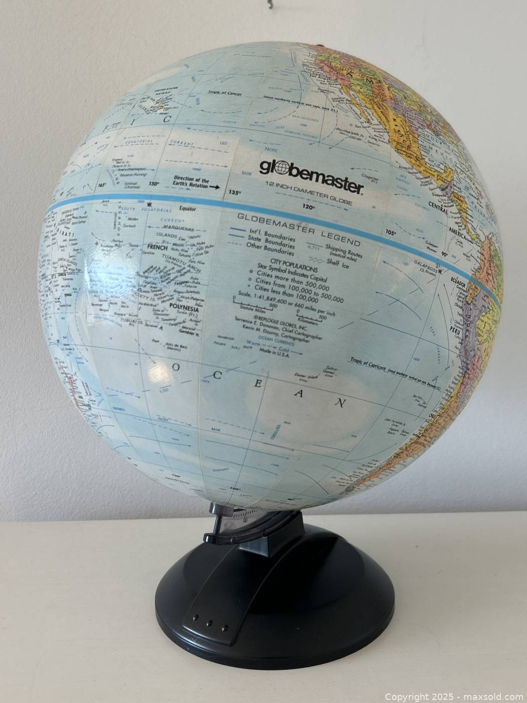 Globemaster 12 Inch Globe
