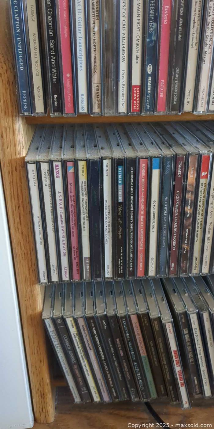 Sony BDP-BX18 Blu-Ray Player, Panasonic DVD-S35, Wooden CD Shelf ...