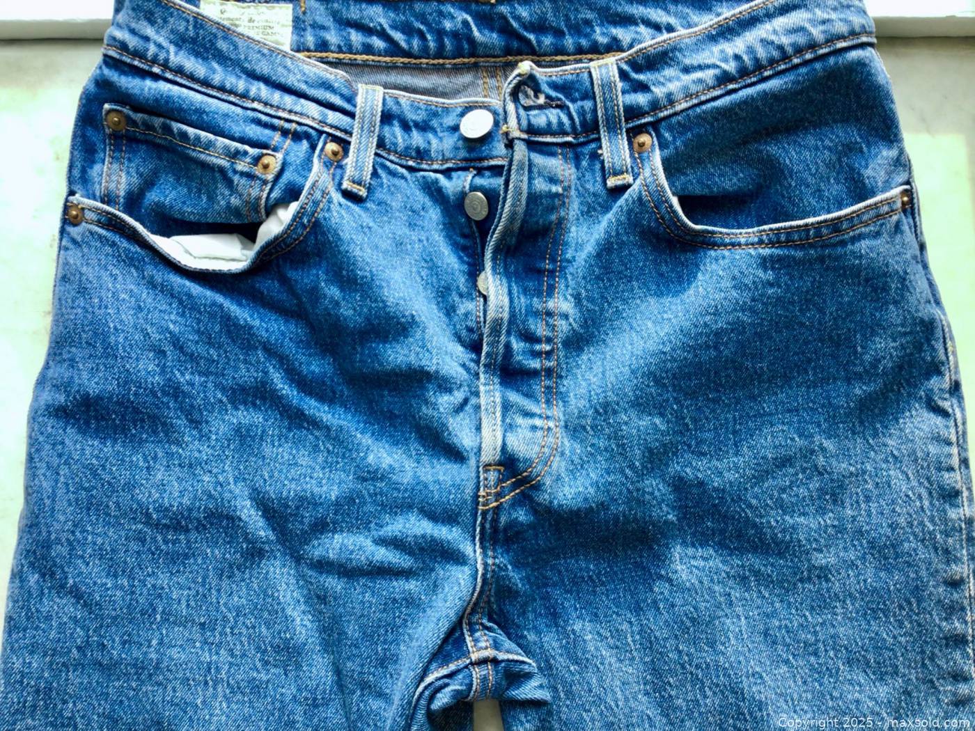Levi's 501 button-fly jeans, size 30x26 | Maxsold