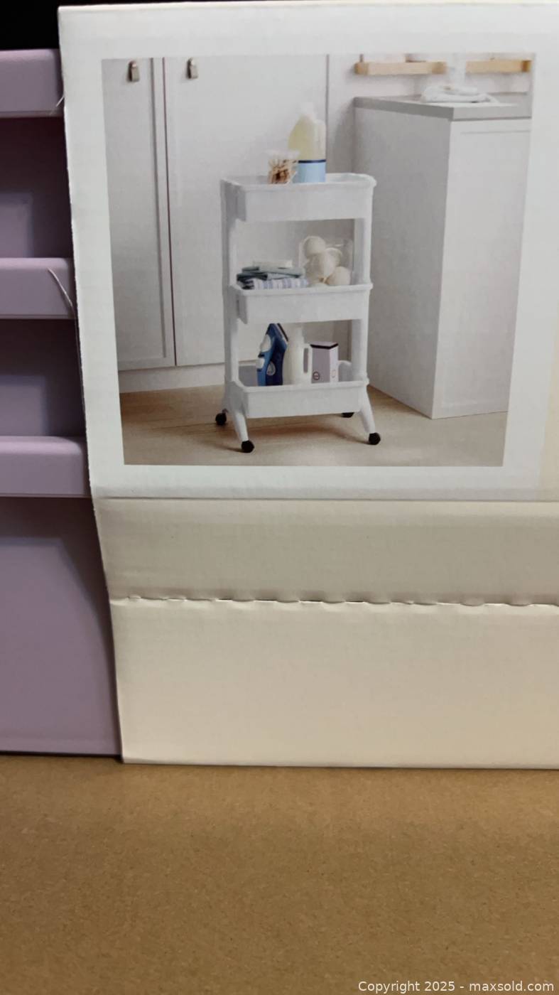 Brightroom 3-Tier Plastic Cart on Casters | Maxsold