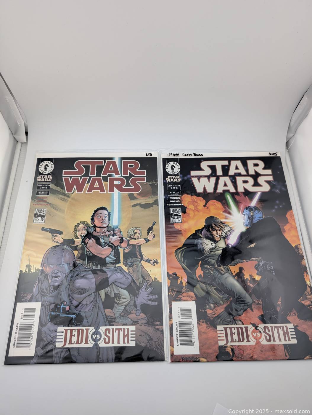 5 Star Wars: Jedi vs. Sith comic books | Maxsold