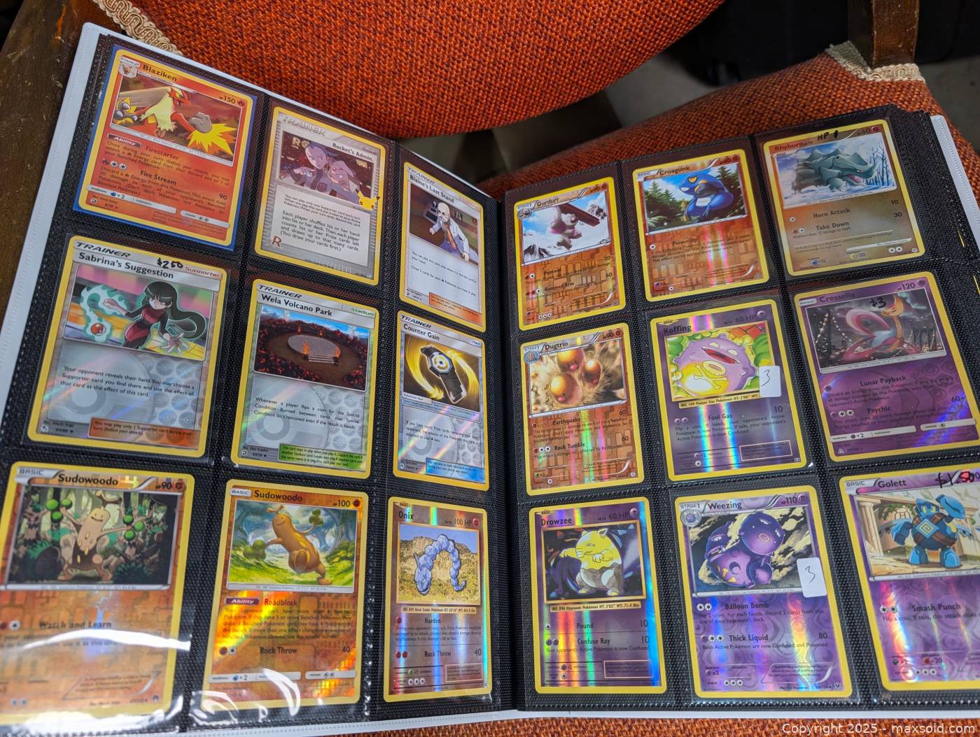 Pokemon TCG Binder With 280 Cards 2010-2019 | Maxsold