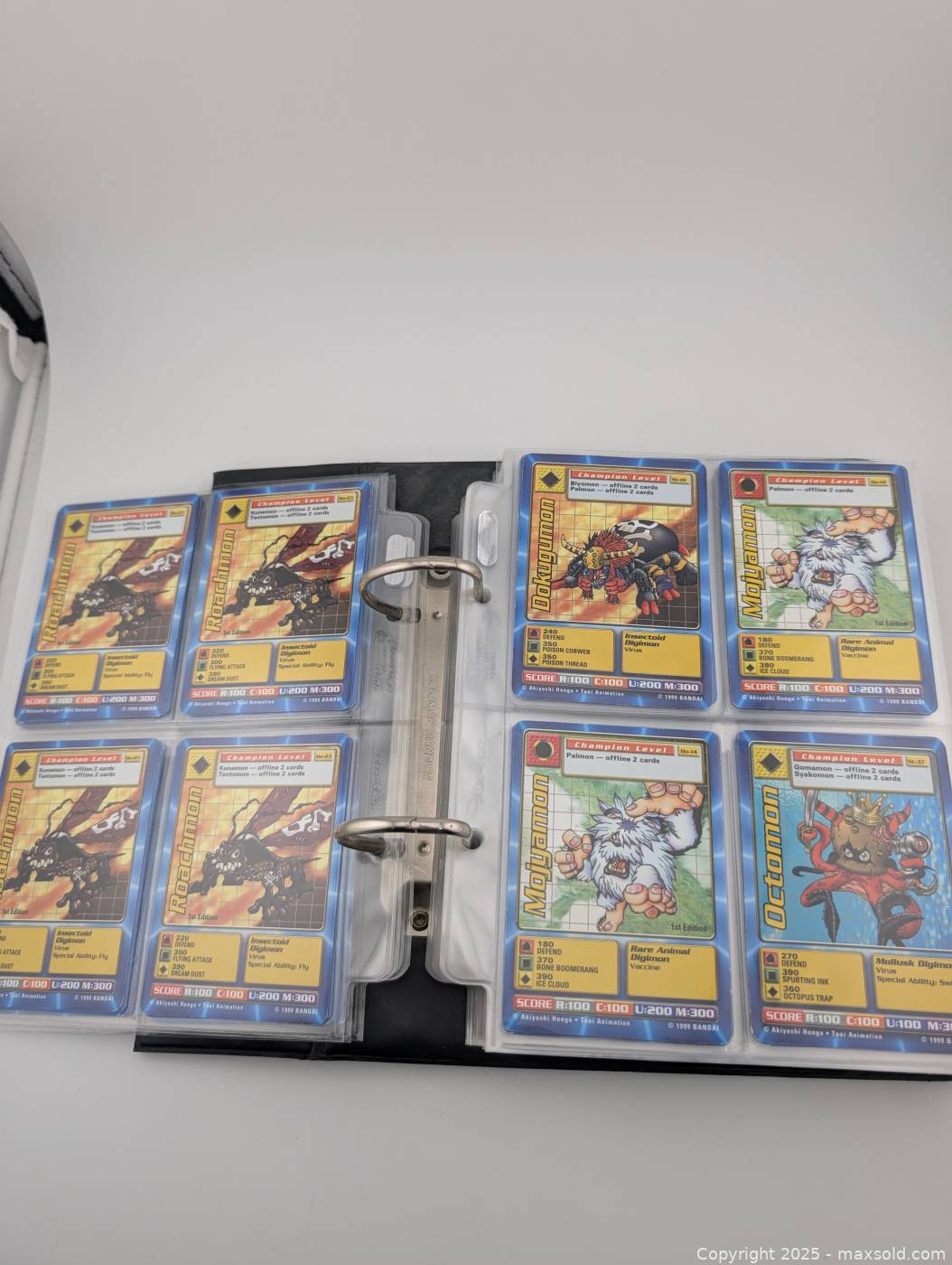 Digimon trading card binder 137 cards | Maxsold