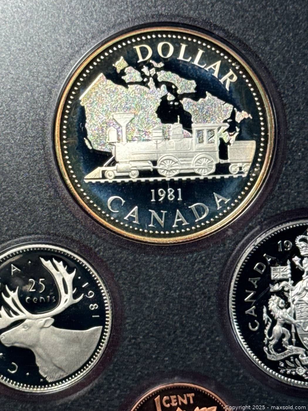 Royal Canadian Mint 1981 Prestige Double Dollar 7-Coin Set with Case ...