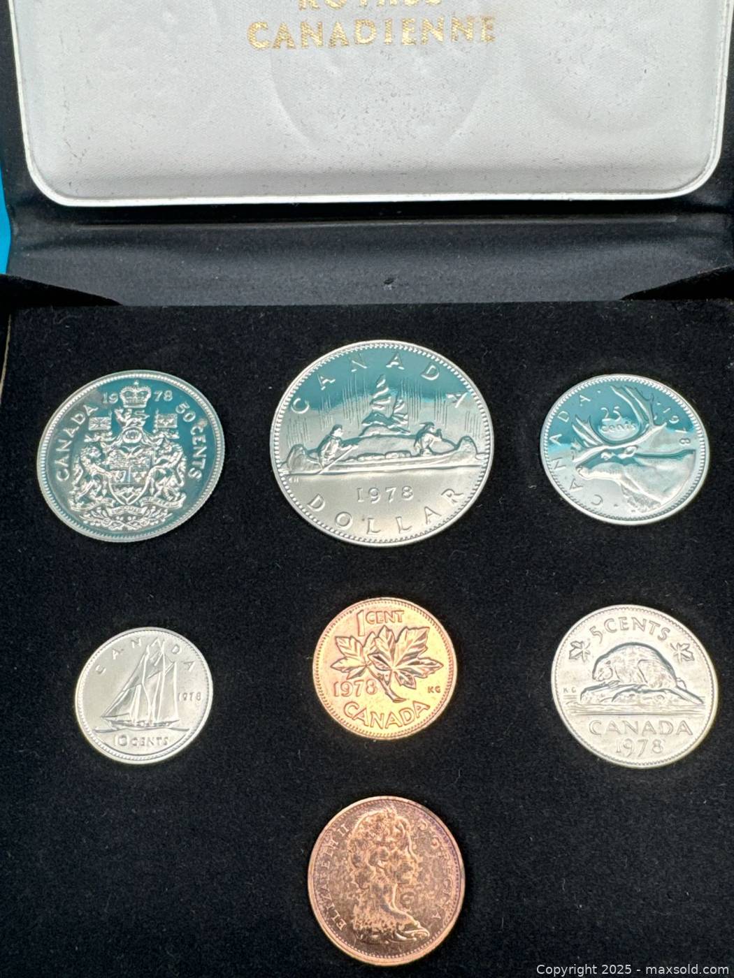 Royal Canadian Mint specimen coin sets 1977 and 1978 | Maxsold