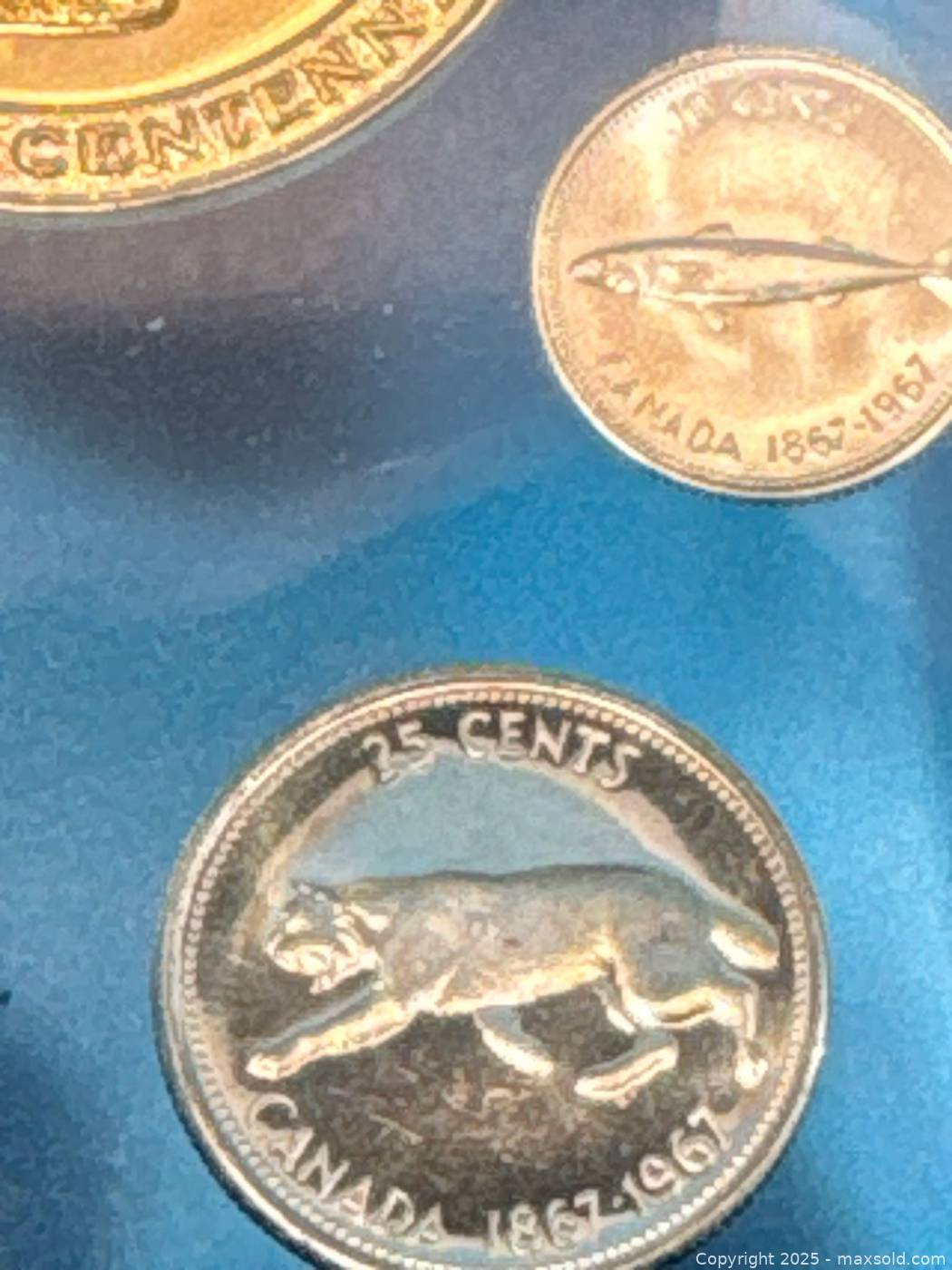 1967 Canadian Centennial Coin Paperweight | Maxsold