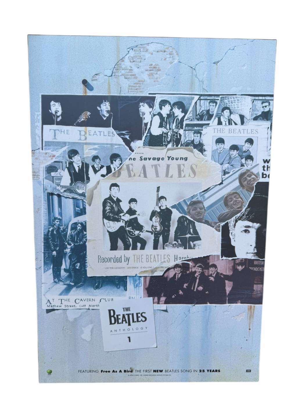 Beatles posters mounted on board | Maxsold