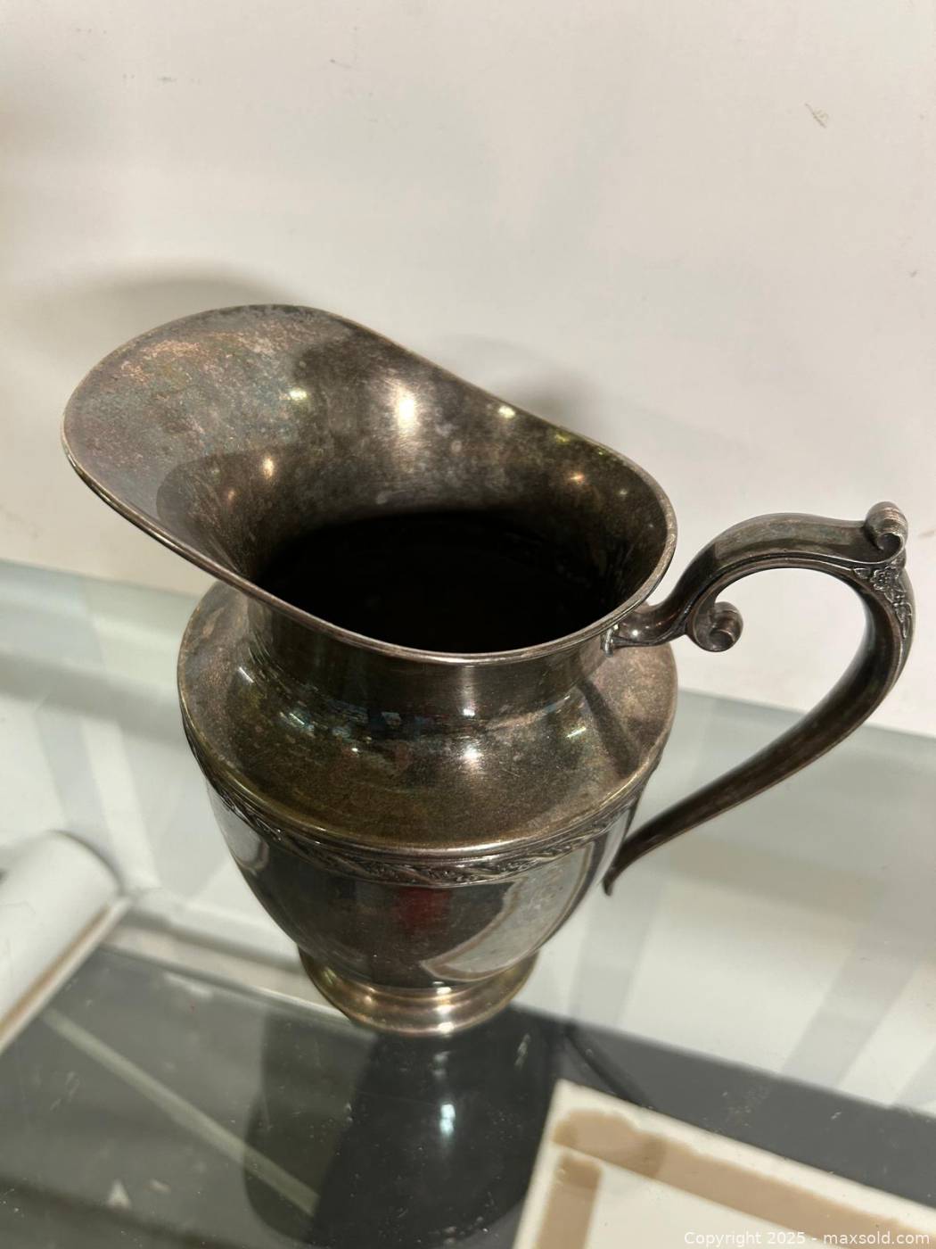 Vintage silverplate water pitcher | Maxsold