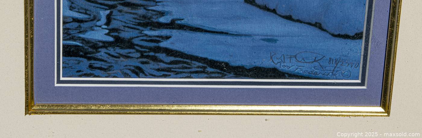 Rod Frederick "Breaking the Ice" signed limited edition print | Maxsold