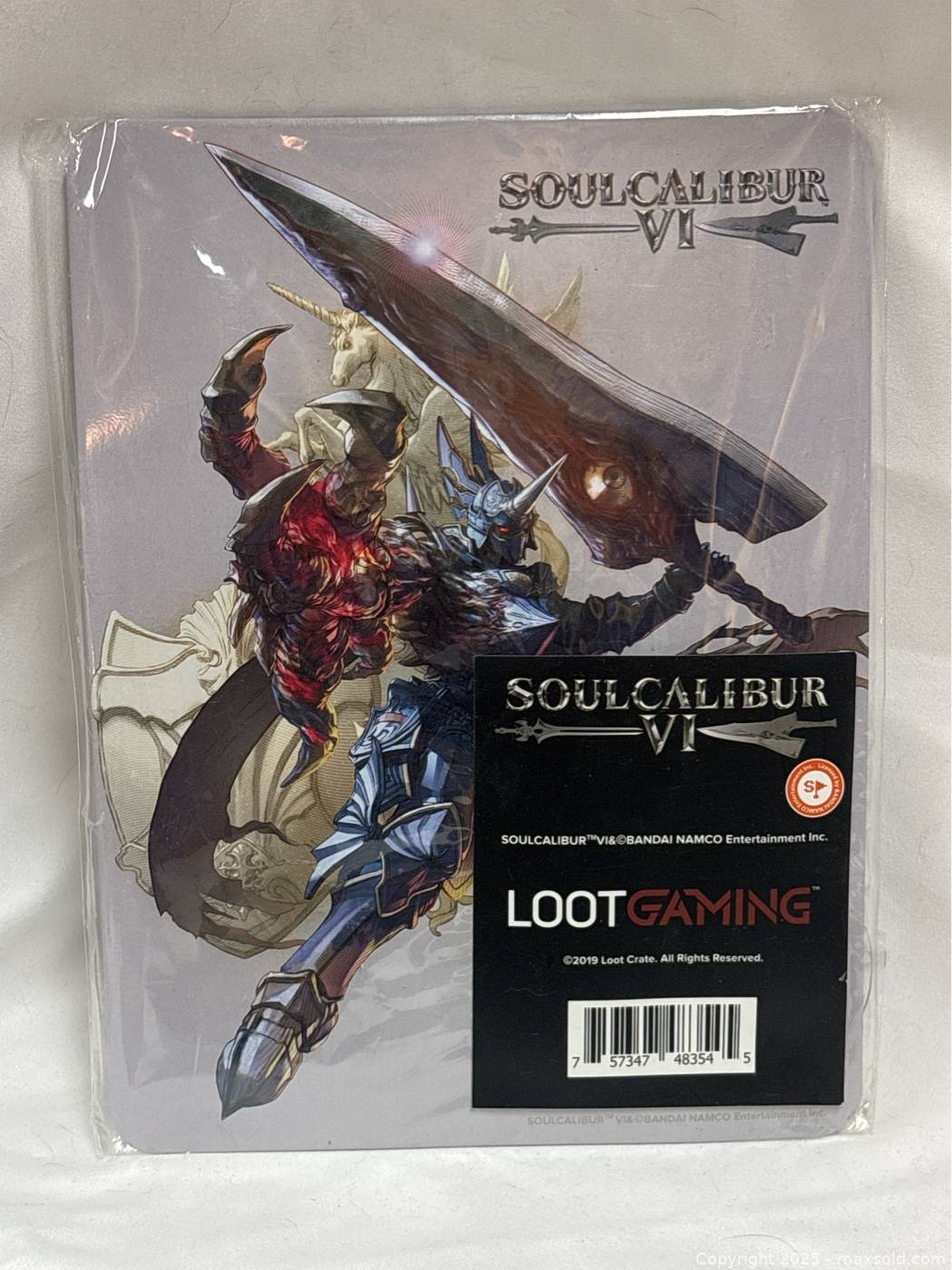 250 Magic: The Gathering cards, Soulcalibur VI metal sign, pewter woman ...