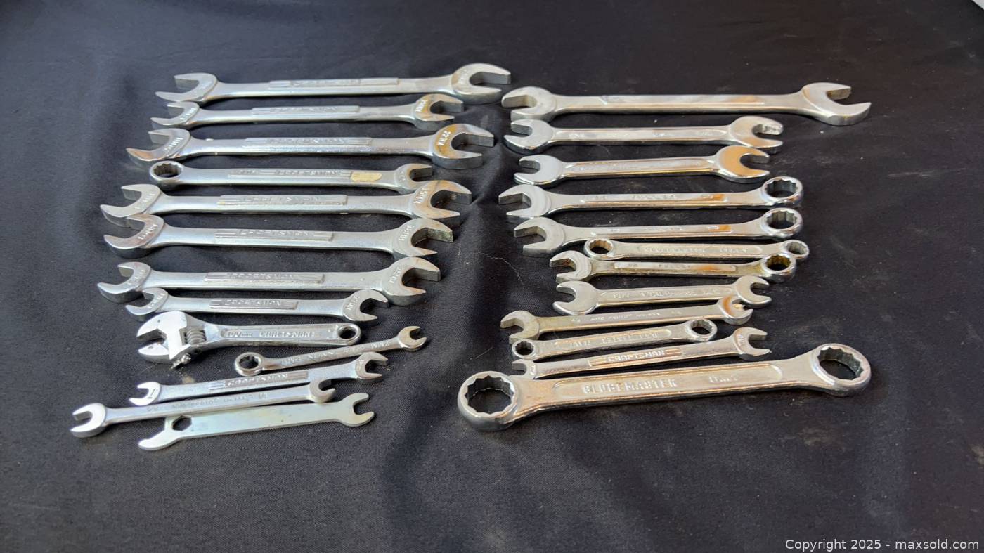 Mixed Hand Wrenches, Metric & SAE, 26pc | Maxsold