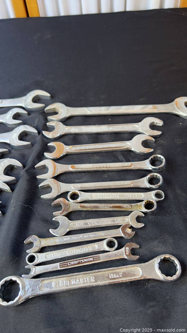 Mixed Hand Wrenches, Metric & SAE, 26pc | Maxsold
