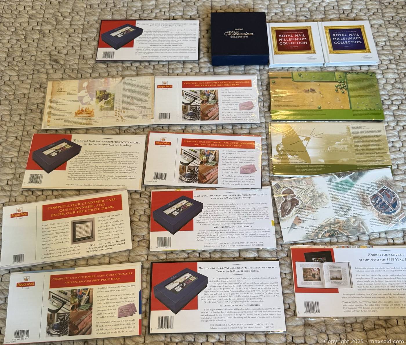 Royal Mail Millennium Stamp Collection 1999 – 12 “Tale” presentation ...