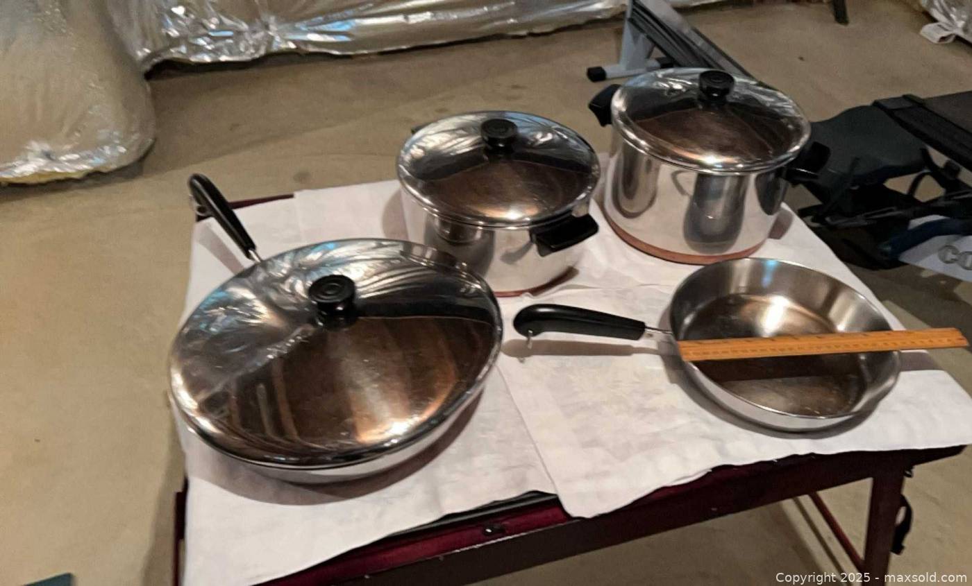 Revere Ware stainless cookware set | Maxsold