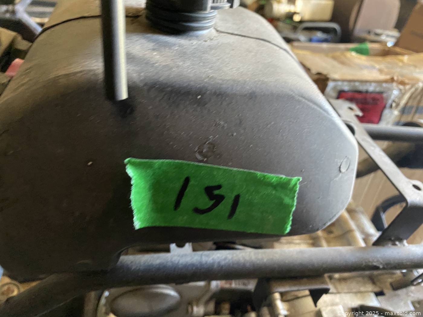 ATV/quad steel chassis with partial engine | Maxsold