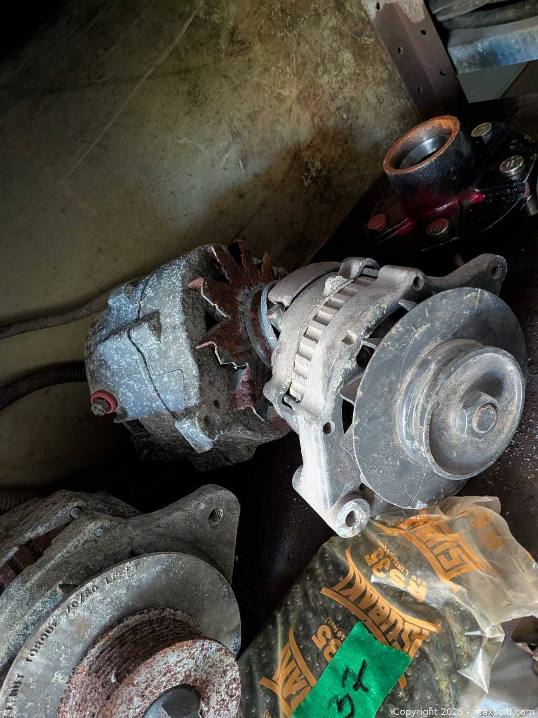 4 Alternators With Pulleys And 4-Lug Wheel Hubs | Maxsold