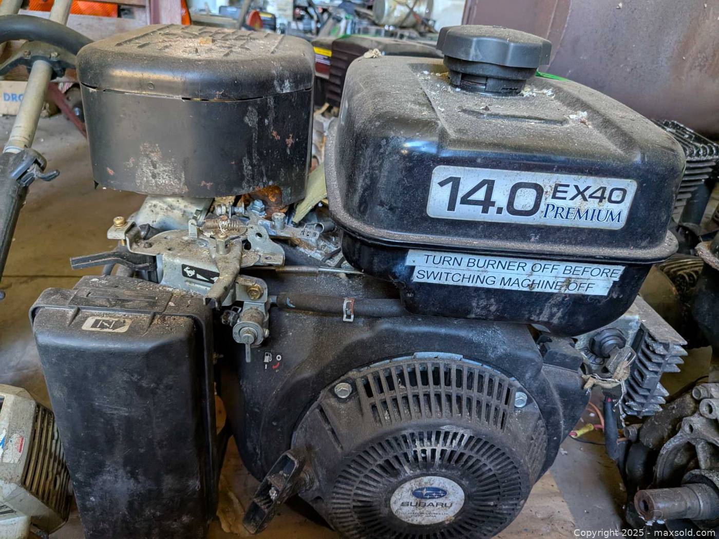 Subaru EX40 Premium 14 HP gas engine | Maxsold