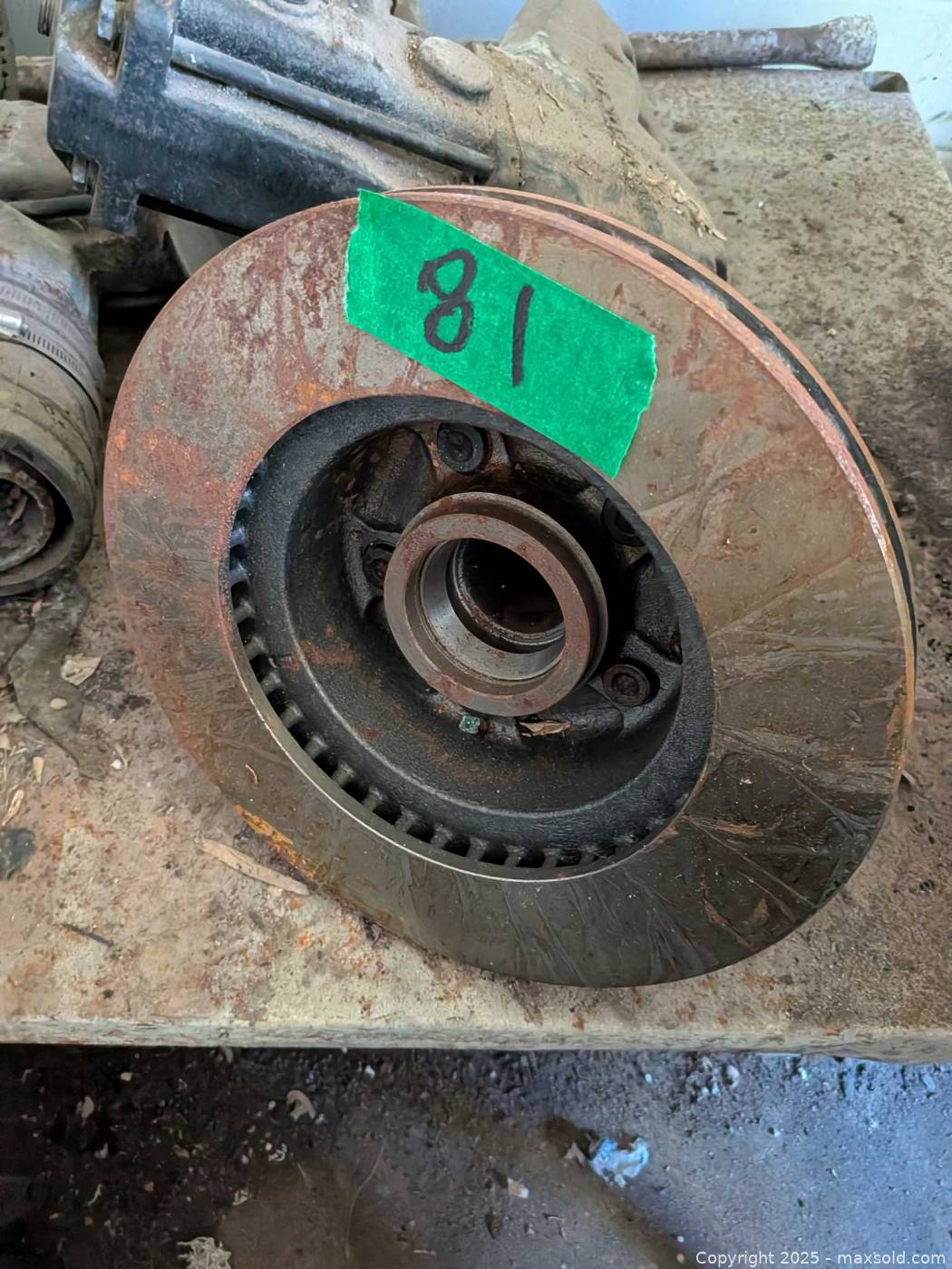 Volvo Penta transom bracket assembly, vented brake rotor with hub ...