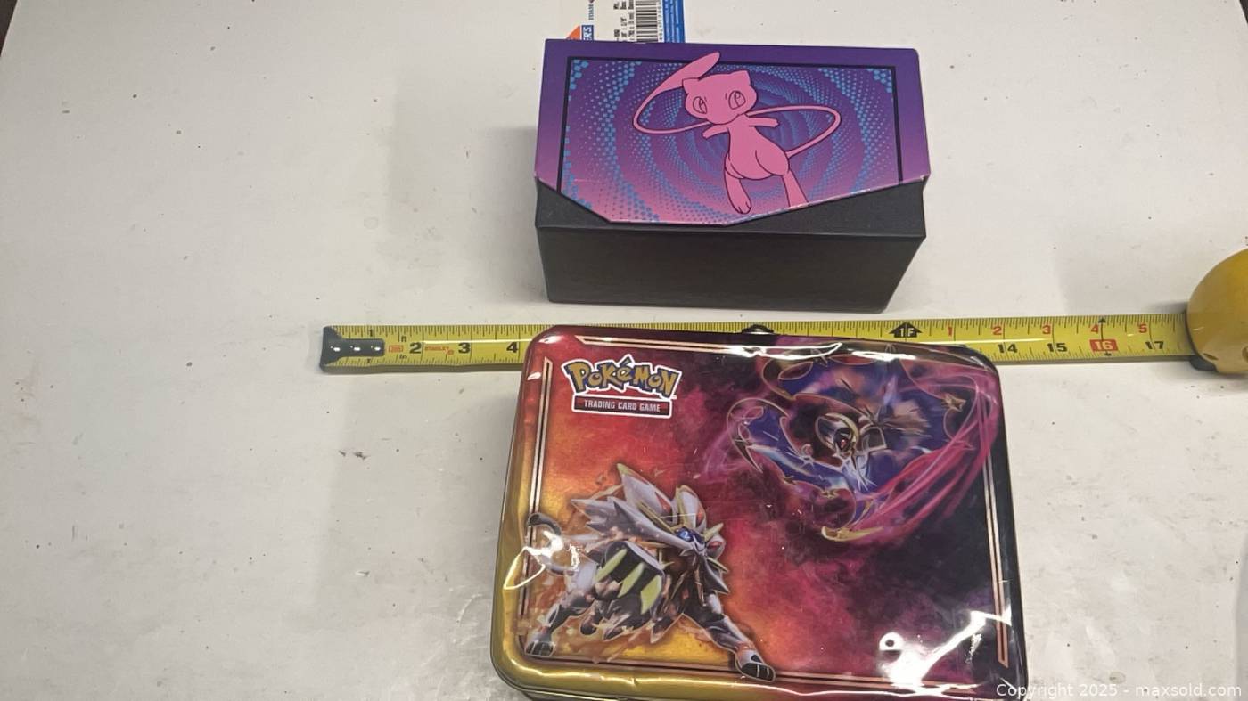 Pokémon TCG Mew deck box and collector tin | Maxsold