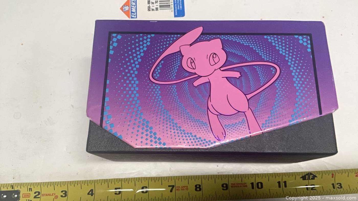Pokémon TCG Mew deck box and collector tin | Maxsold