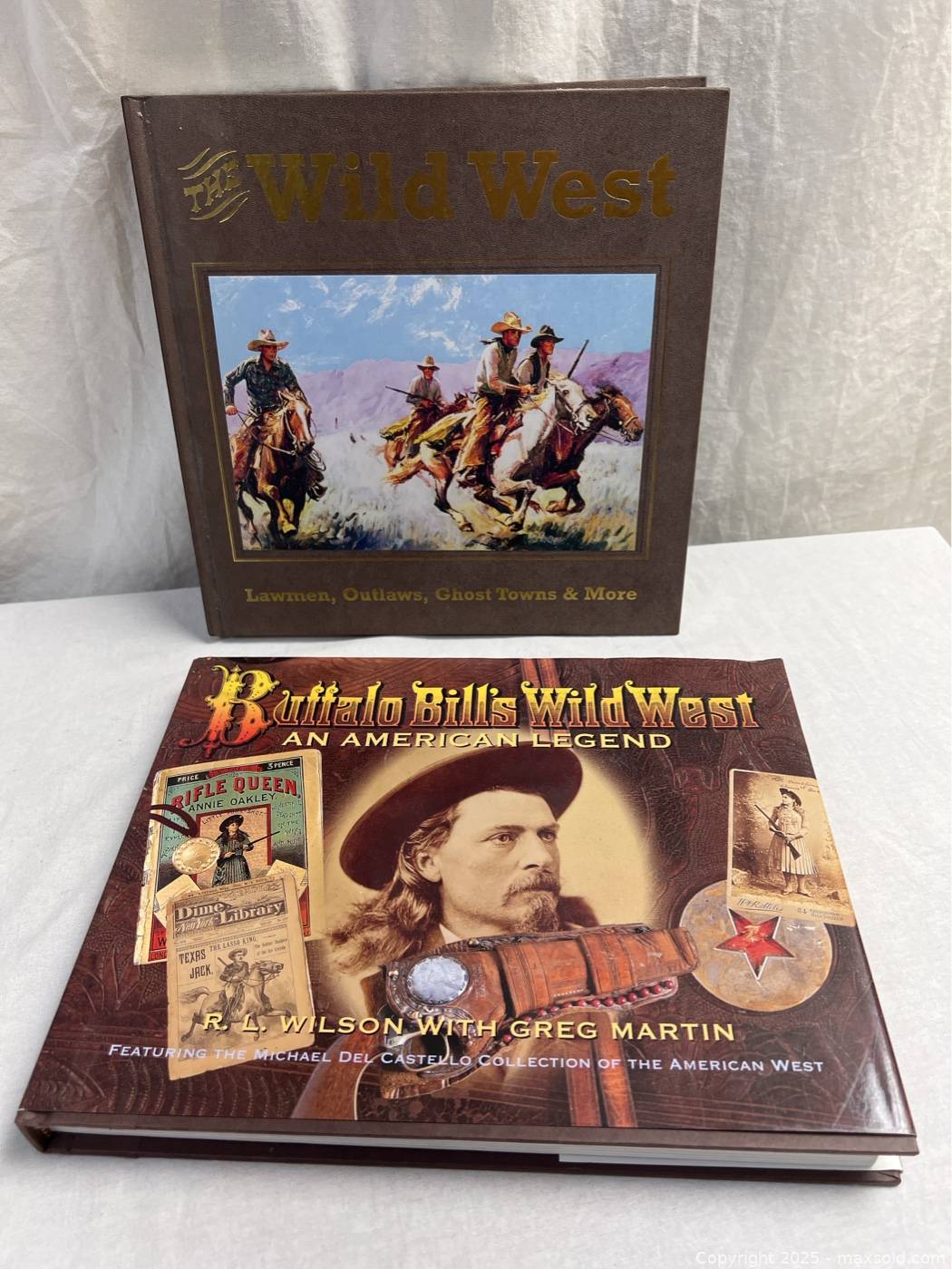 Western history hardcover book pair | Maxsold