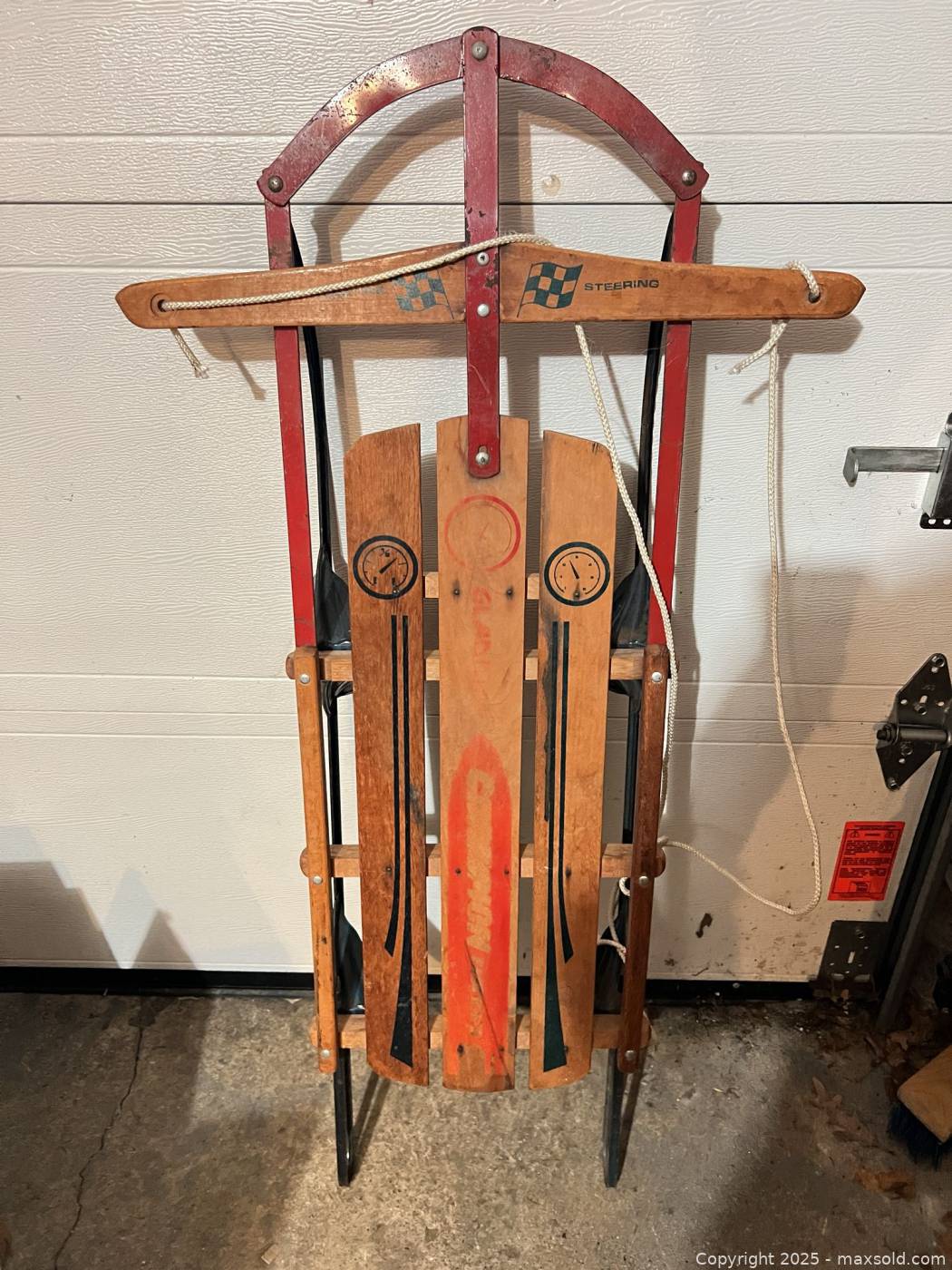 Vintage Paris Champion Fastback sled | Maxsold