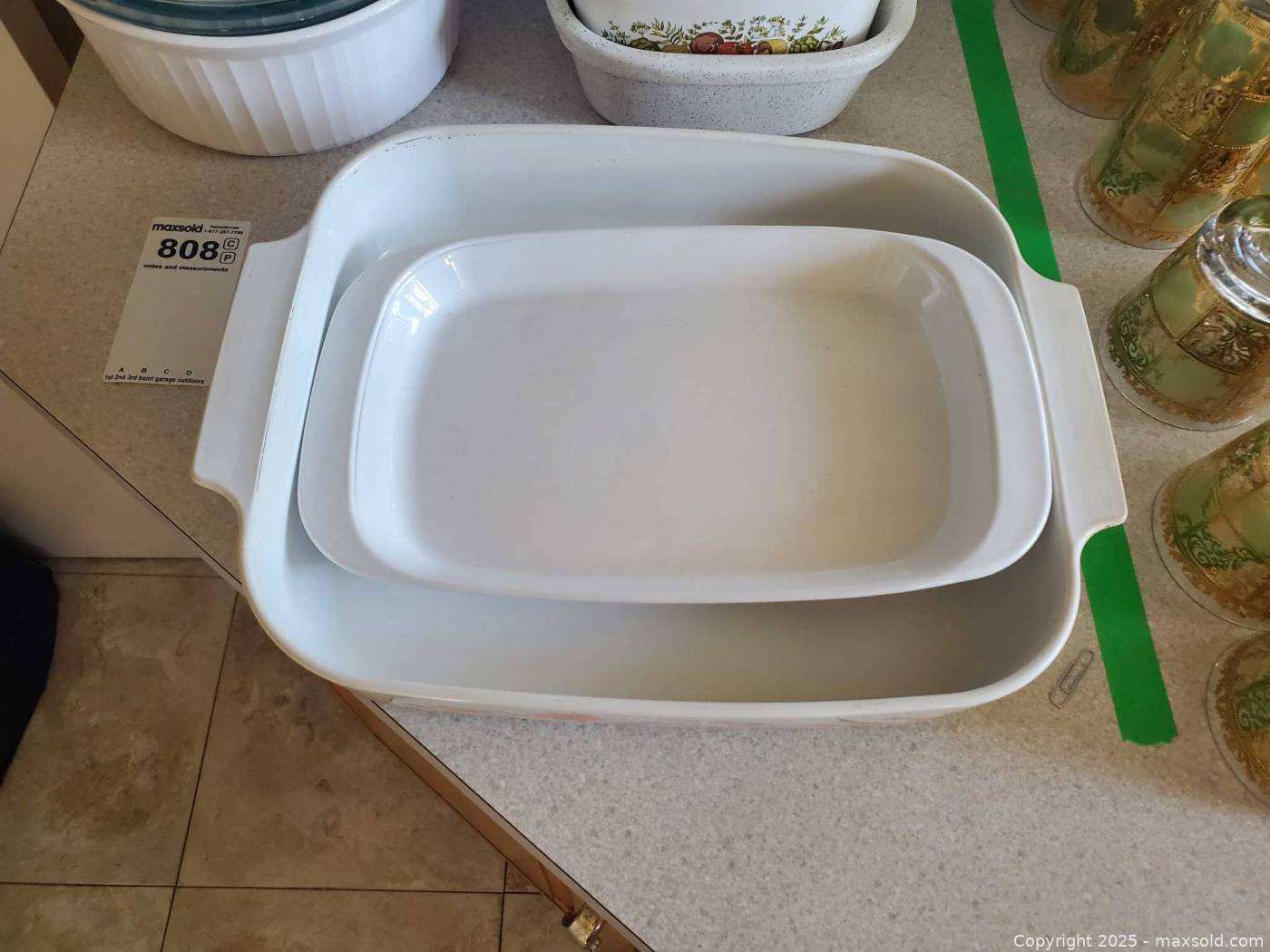 Corning Ware casseroles and bakers, mixed patterns | Maxsold