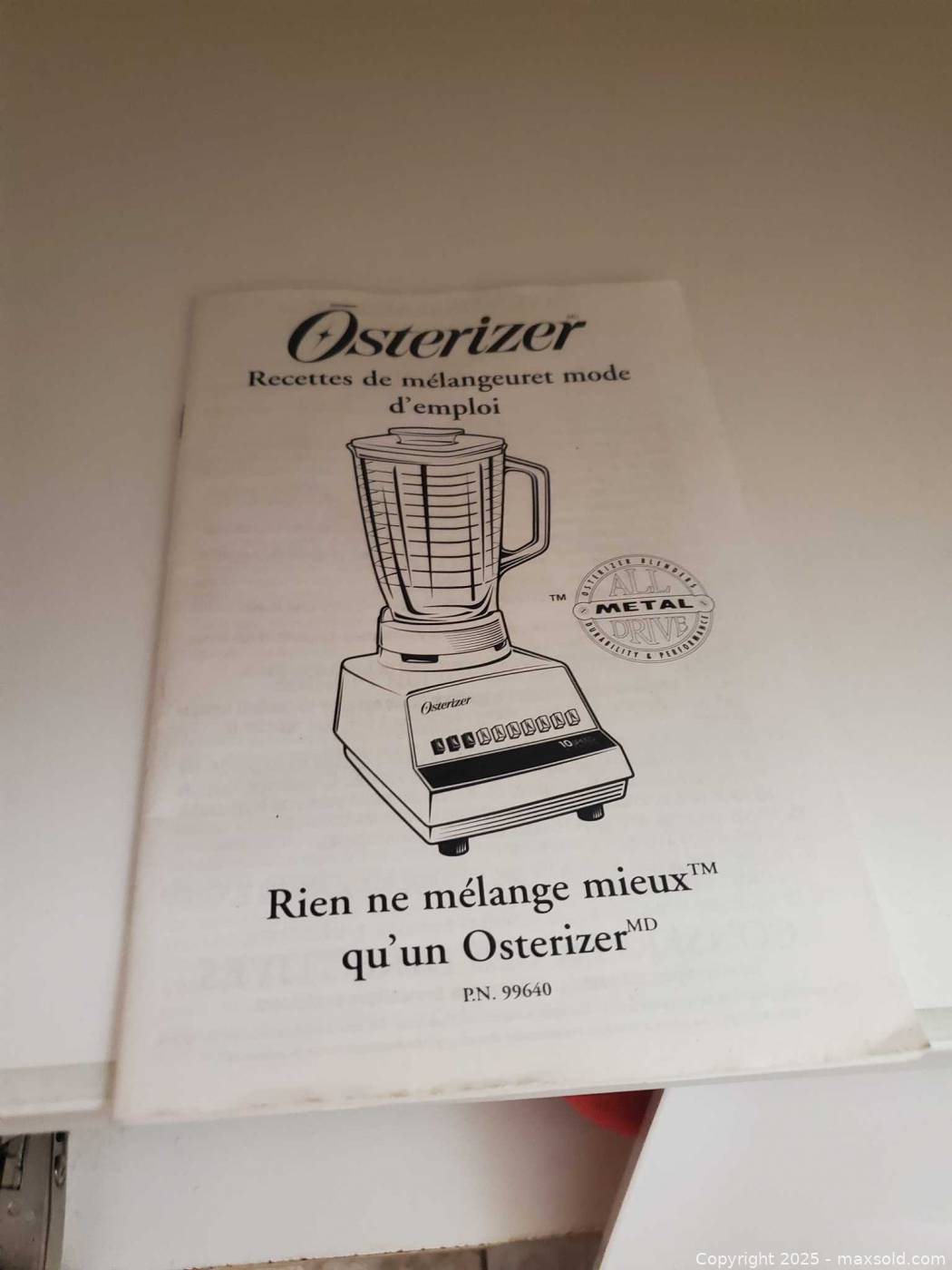 Osterizer blender, Braun MR-30 immersion blender, Magic Bullet Single ...