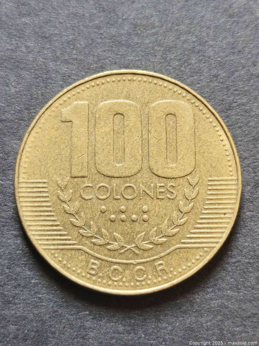Costa Rica 100 Colones coin 1999 | Maxsold