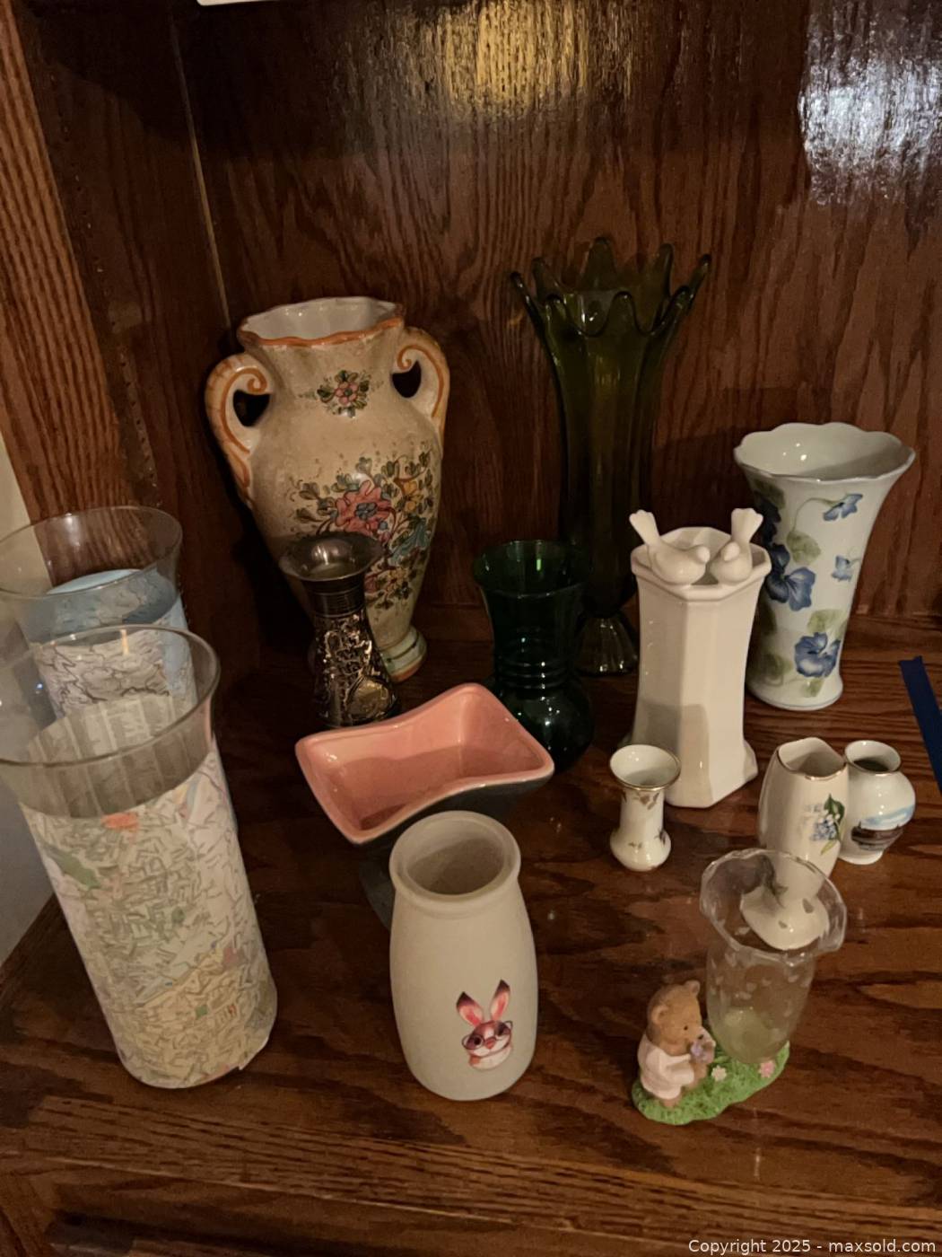 Assorted Glass And Ceramic Vases, 3–16 in | Maxsold