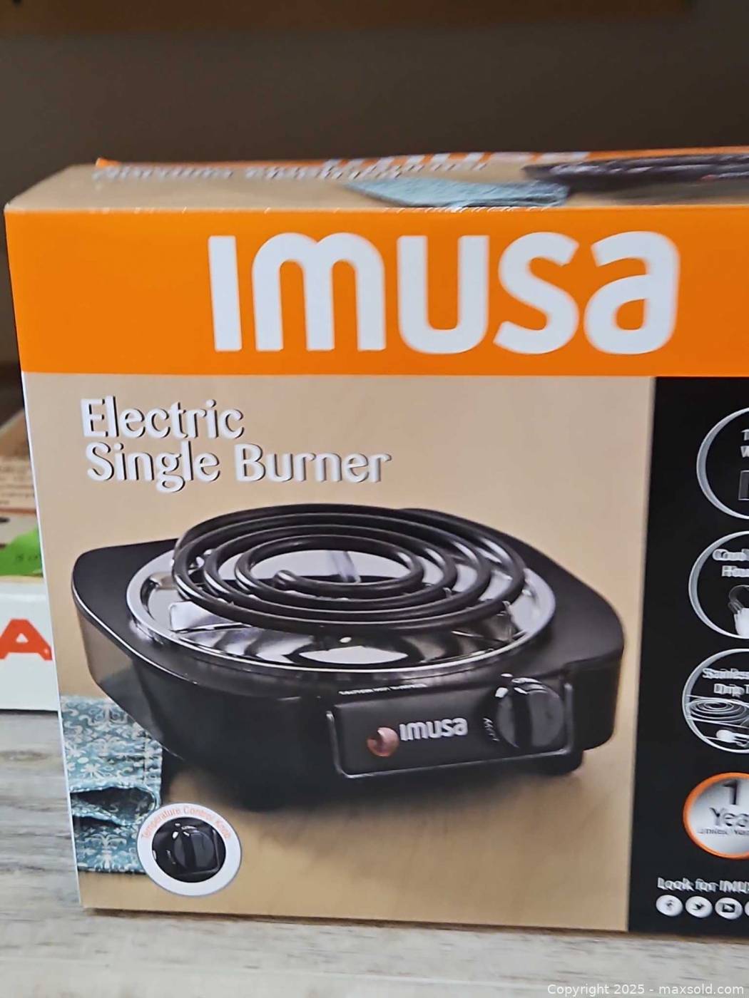 IMUSA single burner and Rival Hot Serv warming tray | Maxsold