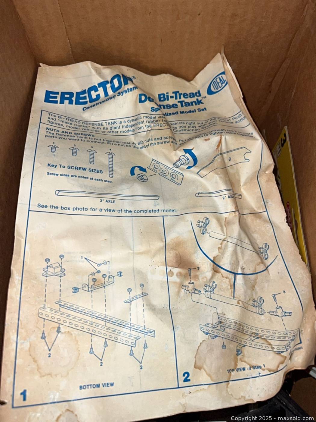 Mixed Erector-Meccano construction parts | Maxsold
