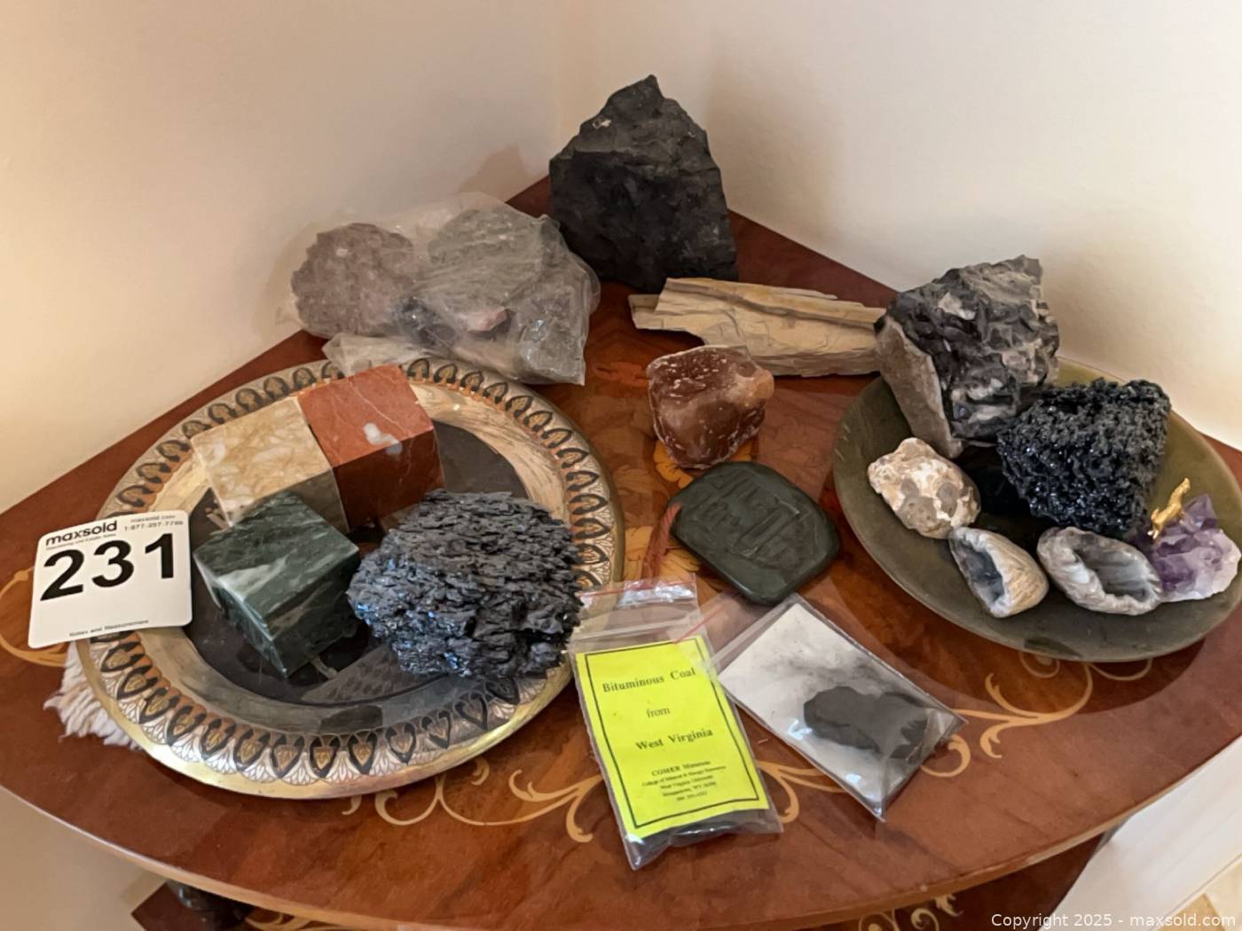 Rock, Marble Cube & Coal Specimens | Maxsold