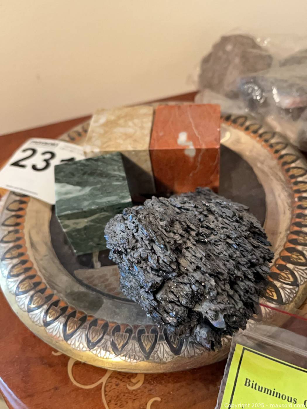 Rock, Marble Cube & Coal Specimens | Maxsold