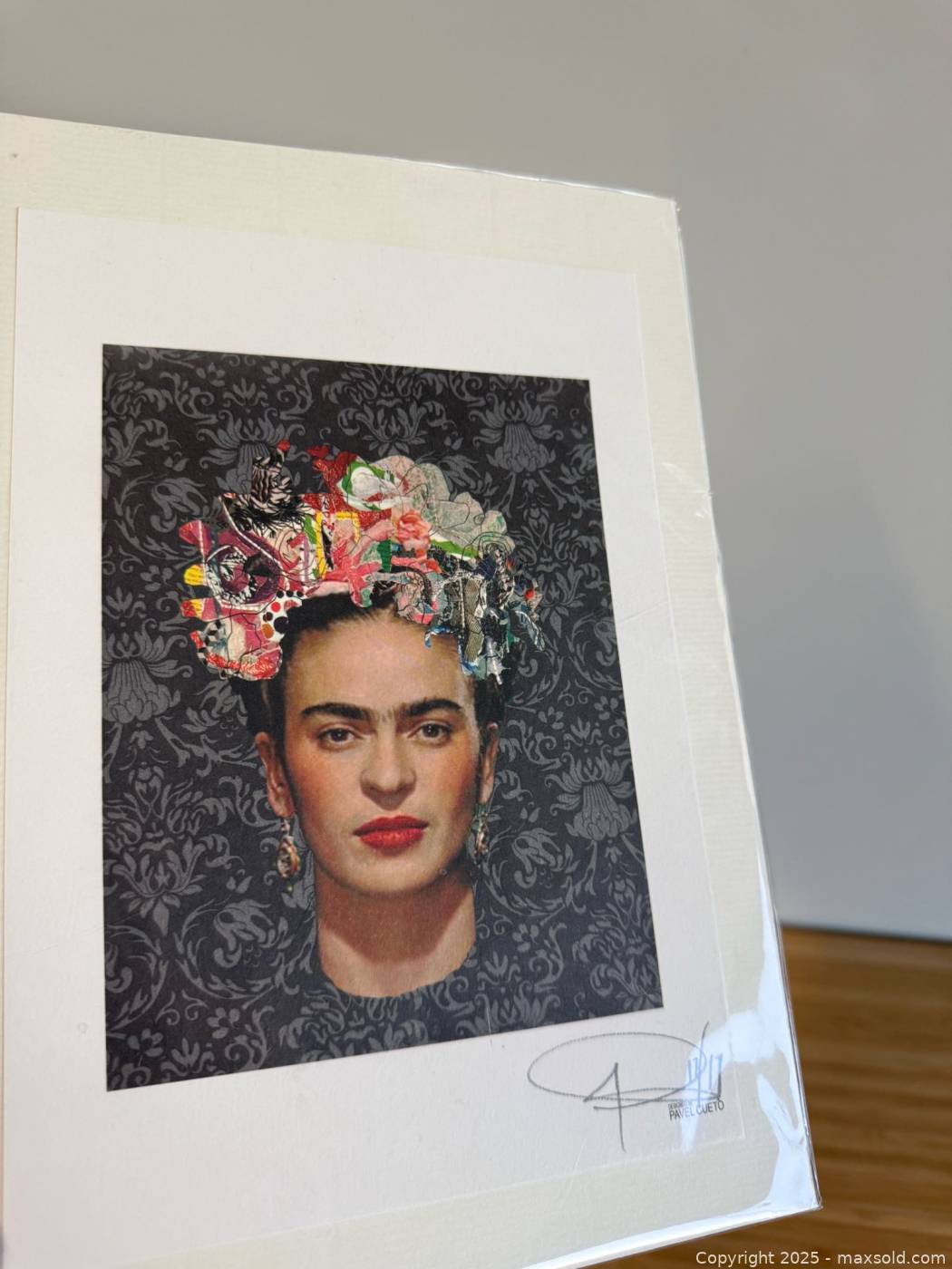 Frida Kahlo signed color inkjet print by Cueto | Maxsold
