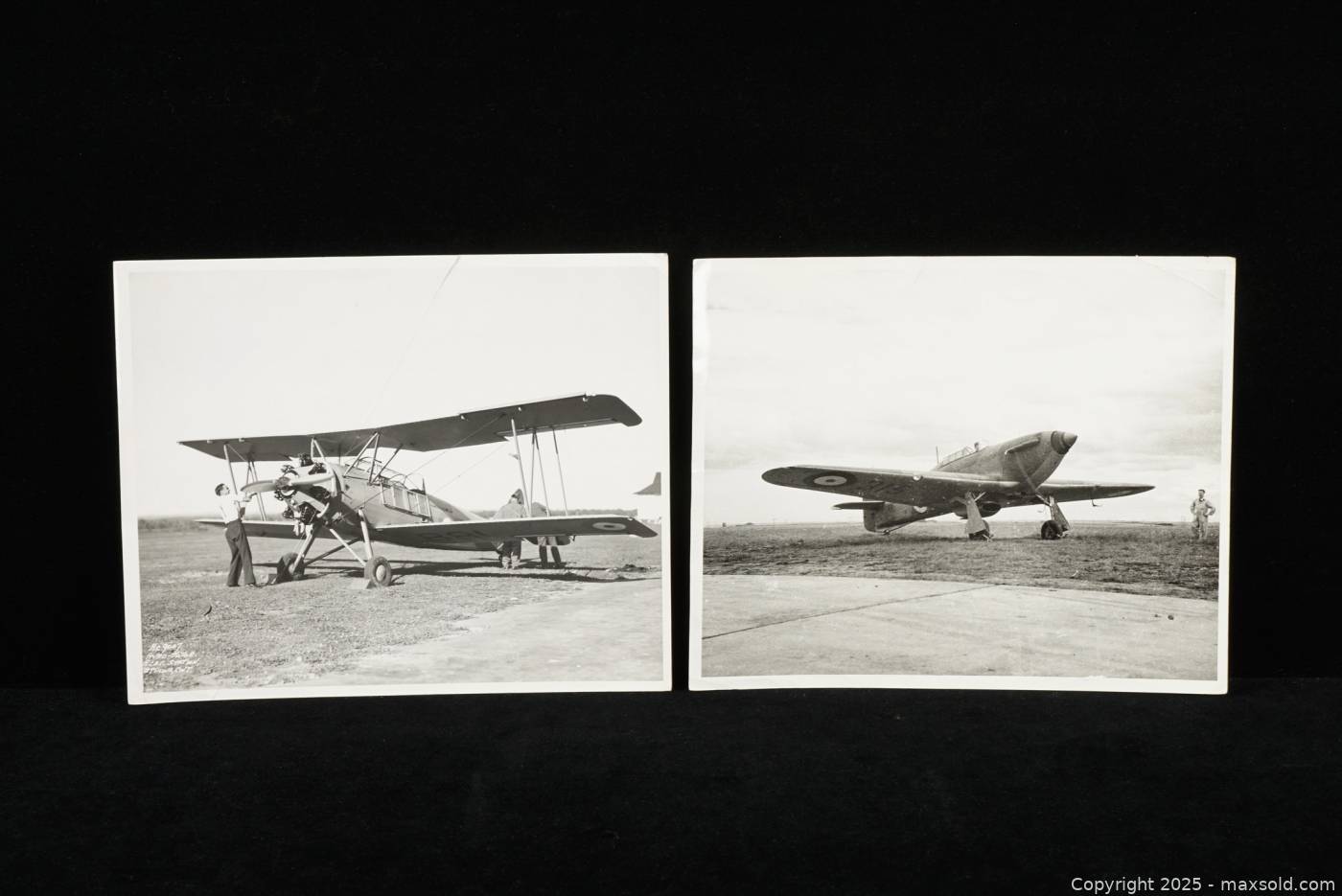 2 Vintage Canadian military aircraft photographs | Maxsold