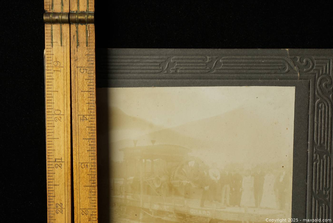 Antique Grand Trunk Railway mounted photograph | Maxsold