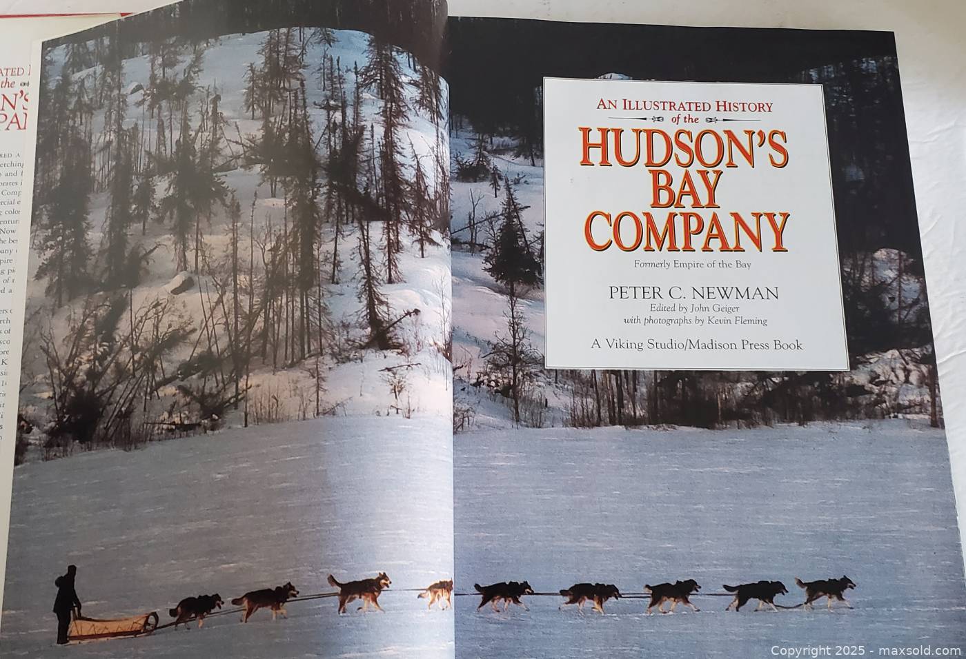 An Illustrated History of the Hudson's Bay Company hardcover book | Maxsold