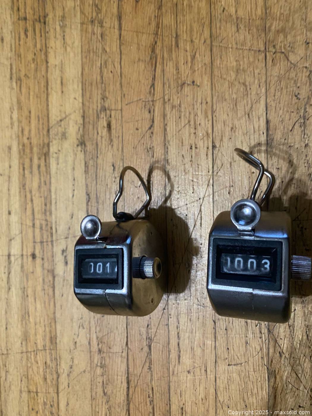 Vintage pair mechanical tally counters | Maxsold