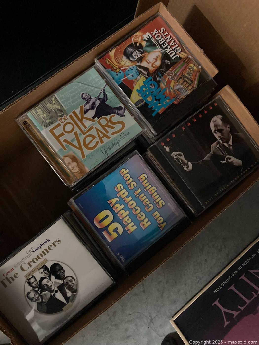 Banker Box Of Assorted Music CDs | Maxsold