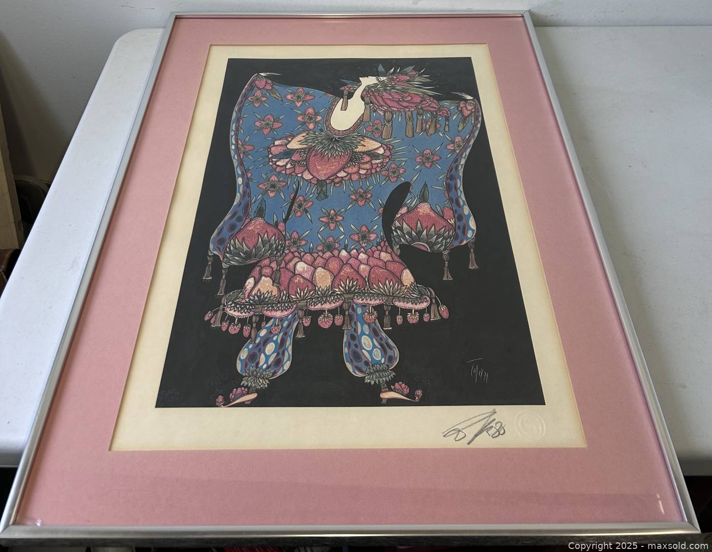 1973 Toller Cranston Strawberry Queen signed lithograph | Maxsold
