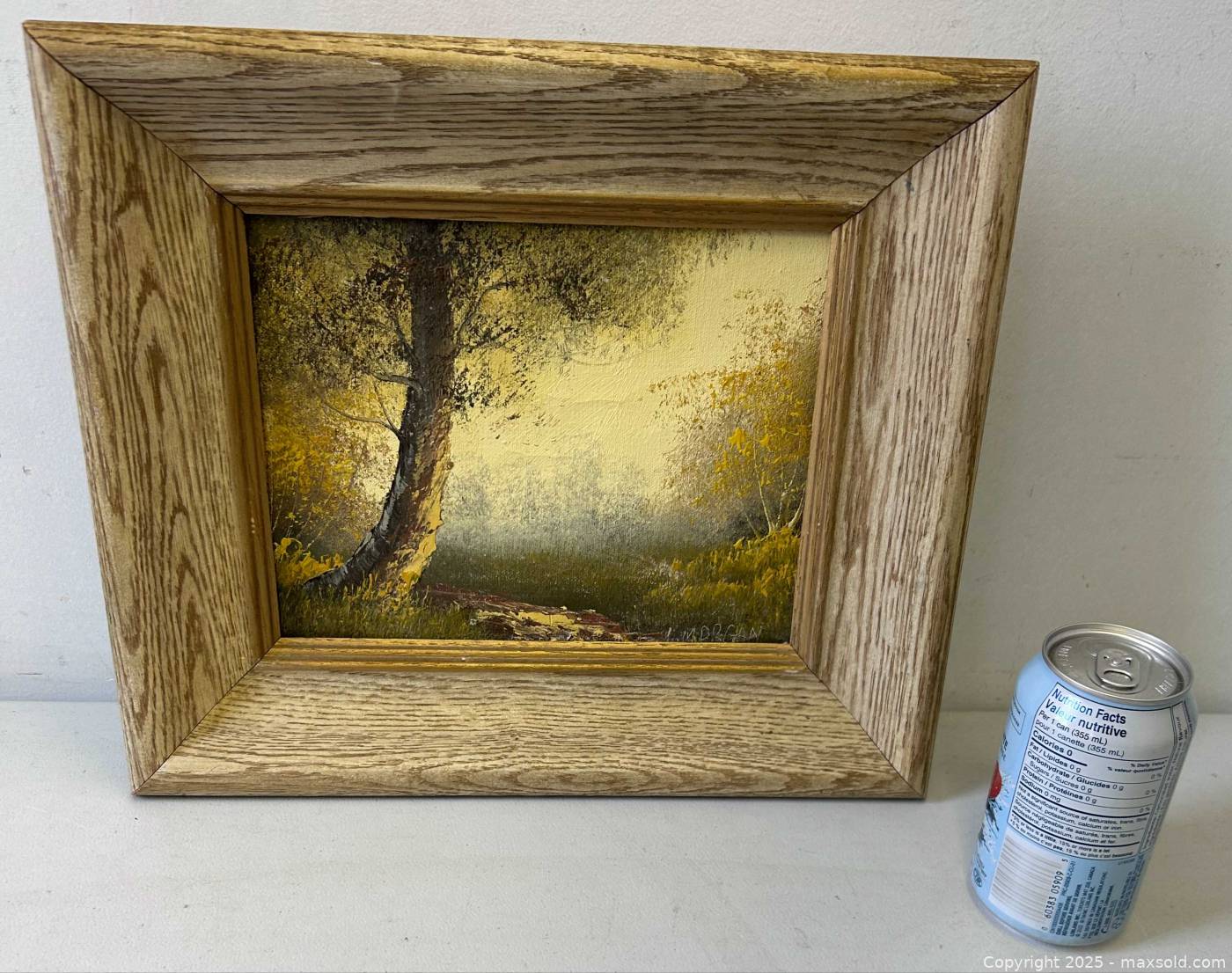 Wood Framed Autumn Glade Oil Painting | Maxsold